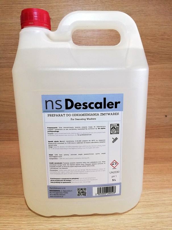 NS Descaler 5l preparat myjący do odkamieniania • NOVOSERWIS